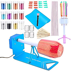LFSUM Cup Turner for Crafts Tumbler Cup Spinner Machine Kit,Cuptisserie Turner DIY Glitter Epoxy Tumblers Spinner Turner