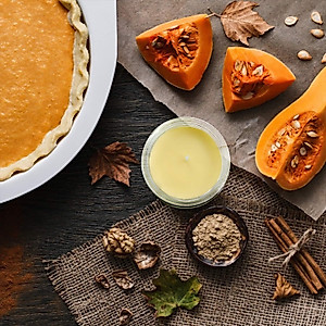 STRN Pumpkin Pie Scented Candle Aromatherapy Candle Gift Set for Fall and Winter, Christmas Gift Handmade Soy Wax Candle Set (200 g Pumpkin Pie)