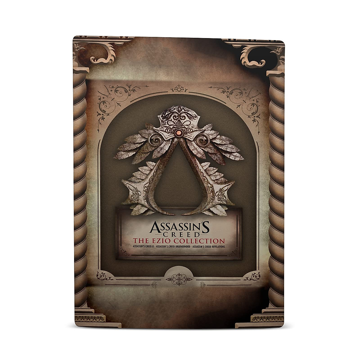 Head Case Designs Officially Licensed Assassin's Creed Belt Crest II Graphics Vinyl Faceplate Sticker Gaming Skin Decal Cover Compatible With Sony PlayStation 5 PS5 Digital Edition Console