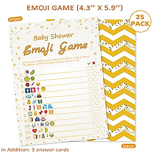 Pumpkin Baby Shower Invitations 5 Different Cards 25 Pack Gender Neutral Diaper Party Games Baby Names Thank You Cards Tickets Envelopes for Rustic Fall Autumn Halloween