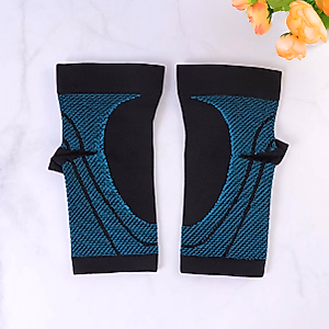 Healifty Socks Plantar Compression Foot Faja for Ankle Support Elastic Socks Lackish Pair