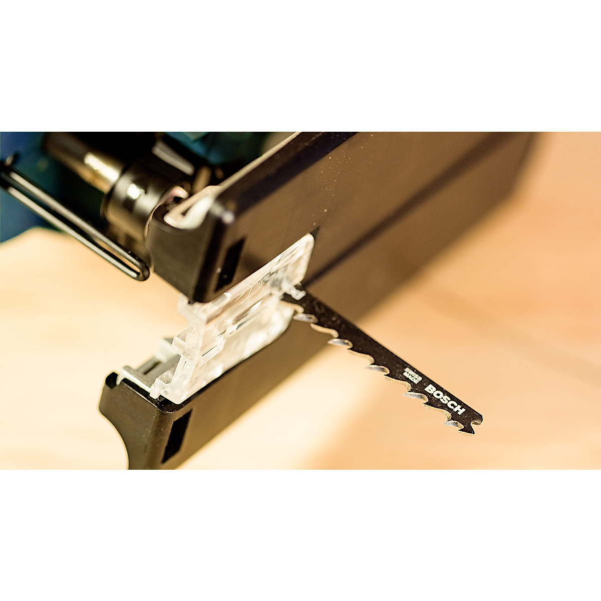 BOSCH T144D 5-Piece 4 In.6 TPI Speed for Wood T-Shank Jig Saw Blades