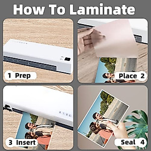 Hartwii 300 Pack Lamintaing Sheets Holds 8.5 x 11 Inch Sheets, 3 Mil Clear Thermal Laminating Pouches 9 x 11.5 Inch Lamination Sheet Paper for Laminator, Round Corner Letter Size