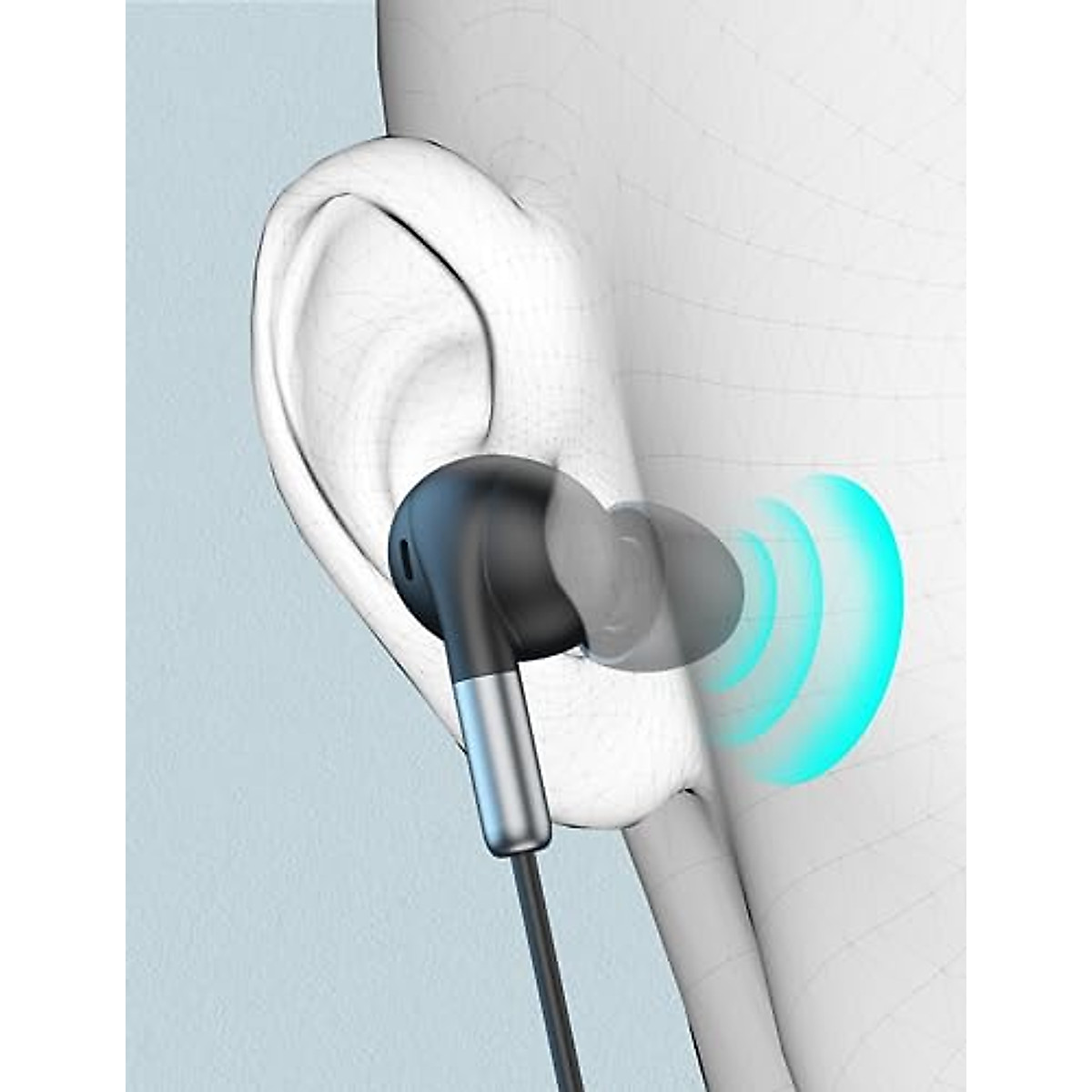 DUKABEL USB PC Earbuds, USB Gaming Earbuds with Mic for PC/PS4/PS5, Black Noise canceling Wired Headphones with Remote for Music, Video Calls, Broadcasting, Work