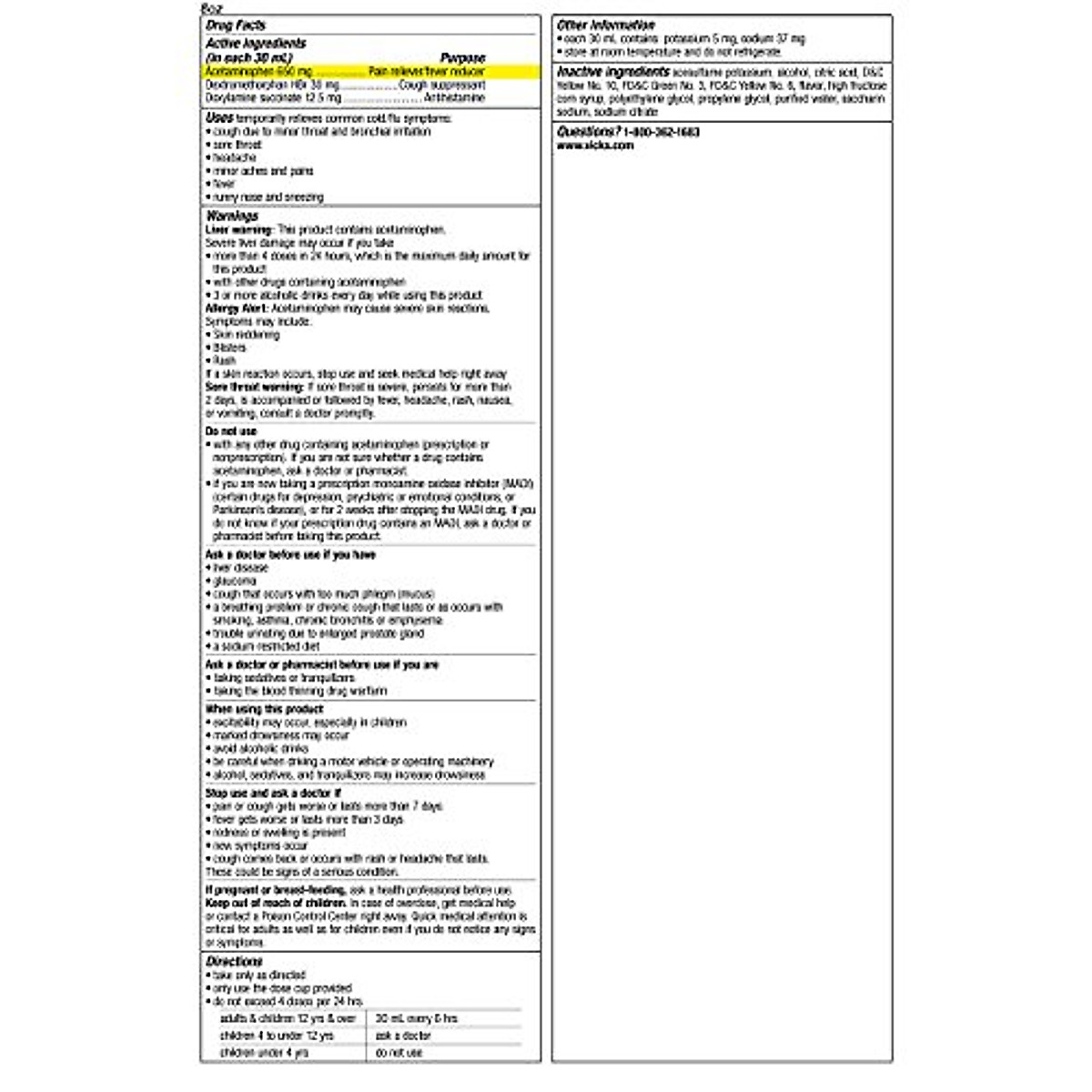 Vicks NyQuil Cold & Flu Nighttime Relief, Original Liquid 8 Fl Oz (Pack of 12)