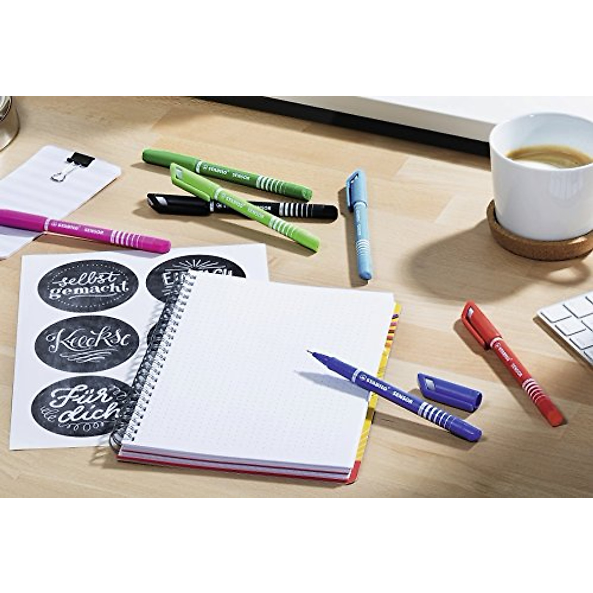 STABILO Sensor Fineliner Pen, Black