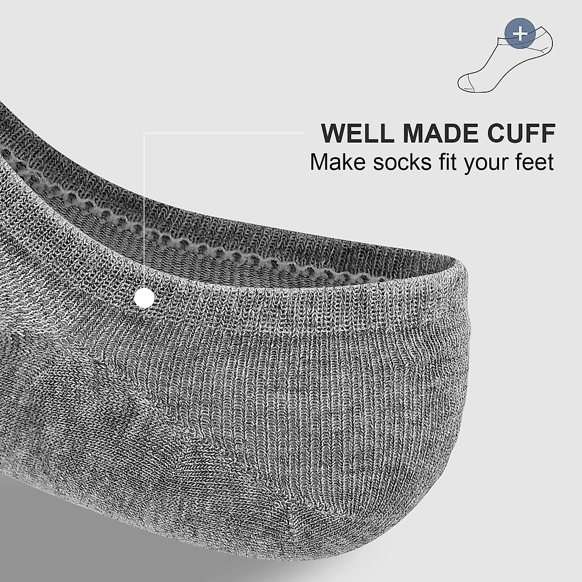 wernies No Show Men Socks, Low Cut Ankle Sock, Men Short Socks Casual Cotton Socks Size 11-13