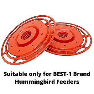 Best-1 Hummingbird Feeder Replacement Bottom Set of 2 | Fits All Best-1 Hummingbird Feeders