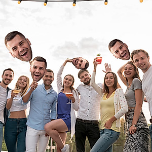 1 Pc, Custom Big Head with Your Photo | Fun Face Cardboard Cutout, Big Heads on Stick, Life Size face on a Stick | Upload Your Own Photo, Custom Cutout Big Face Stick