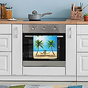 VunKo Summer Green Frog Kitchen Microfiber Hair Hand Dish Towel Home Soft Highly Absorbent Decorative Dishcloth for Bathroom Beach Hotel Gym Spa Yoga 16 x 28 in