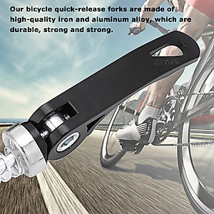 Alomejor Bike Skewer Quick Release Skewers Front & Rear Hub Skewers for Mountain Bike Road