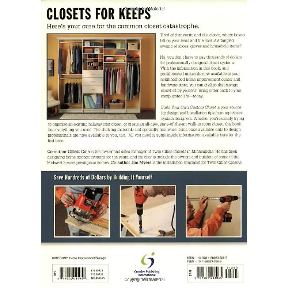 Black & Decker Build Your Own Custom Closet: Designing, Building & Installing Custom Closet Systems