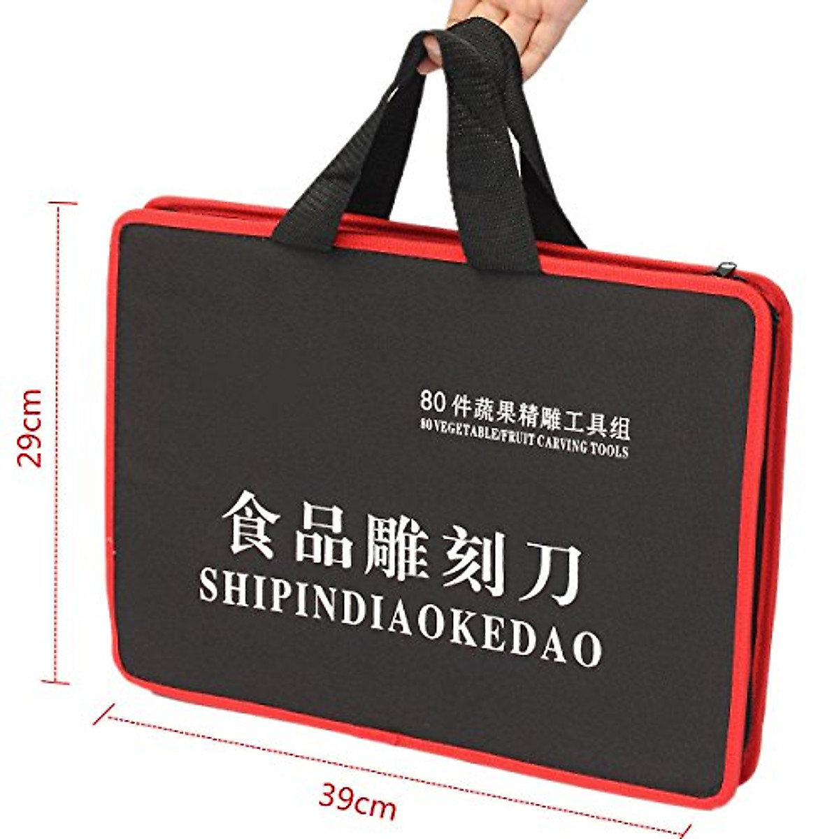 eoocvt 80pcs Set Portable Vegetable Fruit Food Peeling Culinary Kitchen Carving Sculpting Modeling Tools Kit Pack