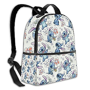 Anime Backpack, Fashion Laptop, Casual Travel Pack, Suitable for Women Men College School Student and Businessn