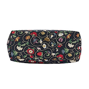 Signare Tapestry Hobo Shoulder bag Slouch Purse For Women with Jacobean Dream Design (HOBO-JACOB)