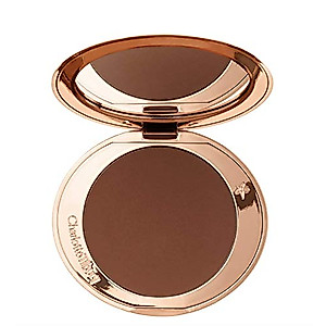 Charlotte Tilbury Airbrush Bronzer Matte Bronzing Filter Face and Body Pressed Powder Full Size 4 Deep