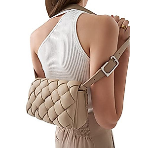 JW PEI Maze Bags Women Crossbody (Almond)