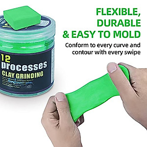 Beiguoo Car Clay Bars Detailing kit 4 Pack 400g, Auto Detailing Magic Clay Bar Cleaner for Car Vehicle Cleaning