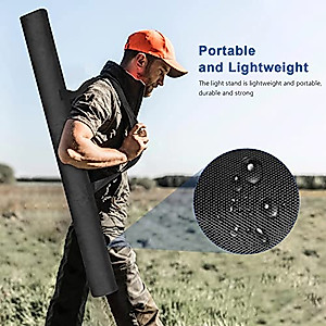 13ft Heavy Duty Light Stand Photography, Sdfghj Air Cushioned 13'/160inch/400cm Sky High Tripod Lighting Stand with Case for Gimbal Stabilizer Video Camera Sports Shooting Studio LED Ring Light Flash