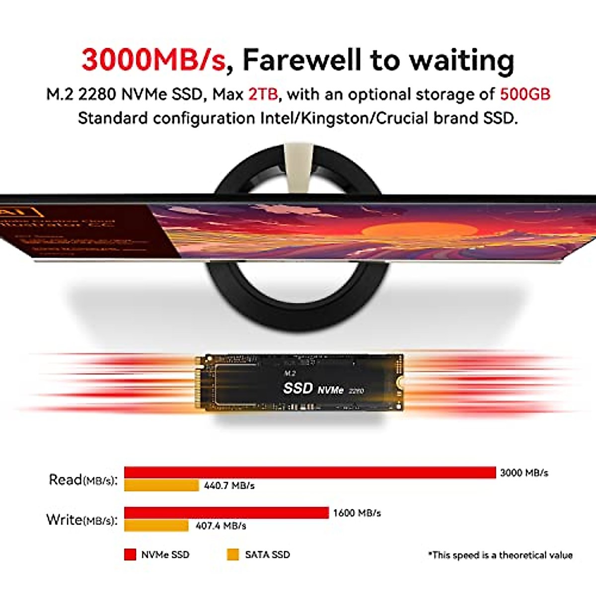Beelink Mini PC, AMD Ryzen 7 5800H 8 Core(Up to 4.4GHz), 32GB DDR4 RAM 500GB NVMe M.2 SSD, SER5 Max Mini Desktop Computer Support 4K@60Hz Triple Display/WiFi 6/BT5.2/DP/HDMI/USB-C, Gaming/Office/Home