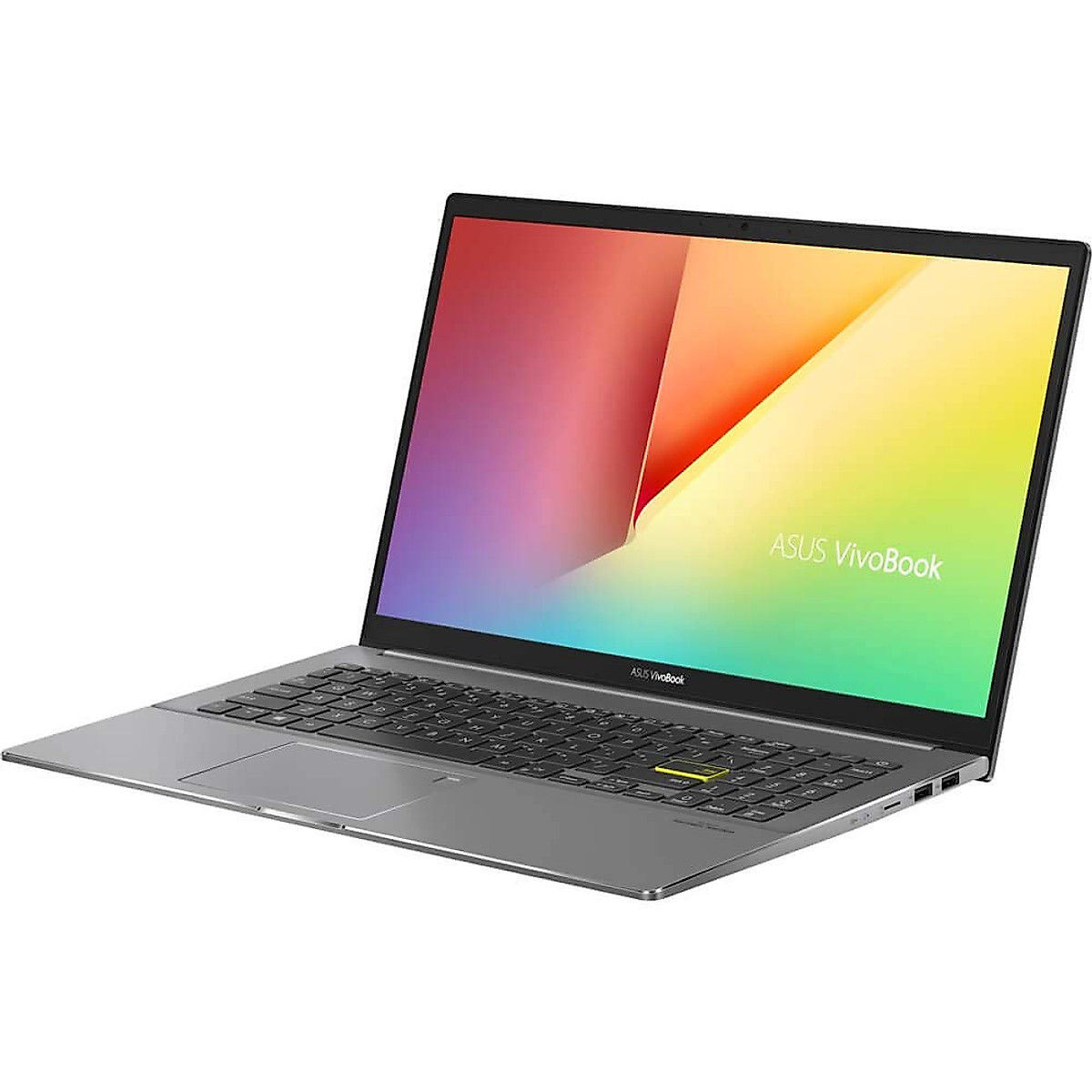 ASUS VivoBook S15 S533 Thin and Light Laptop, 15.6” FHD, Intel Core i5-10210U CPU, 8GB DDR4 RAM, 512GB PCIe SSD, Windows 10 Home, S533FA-DS51, Indie Black