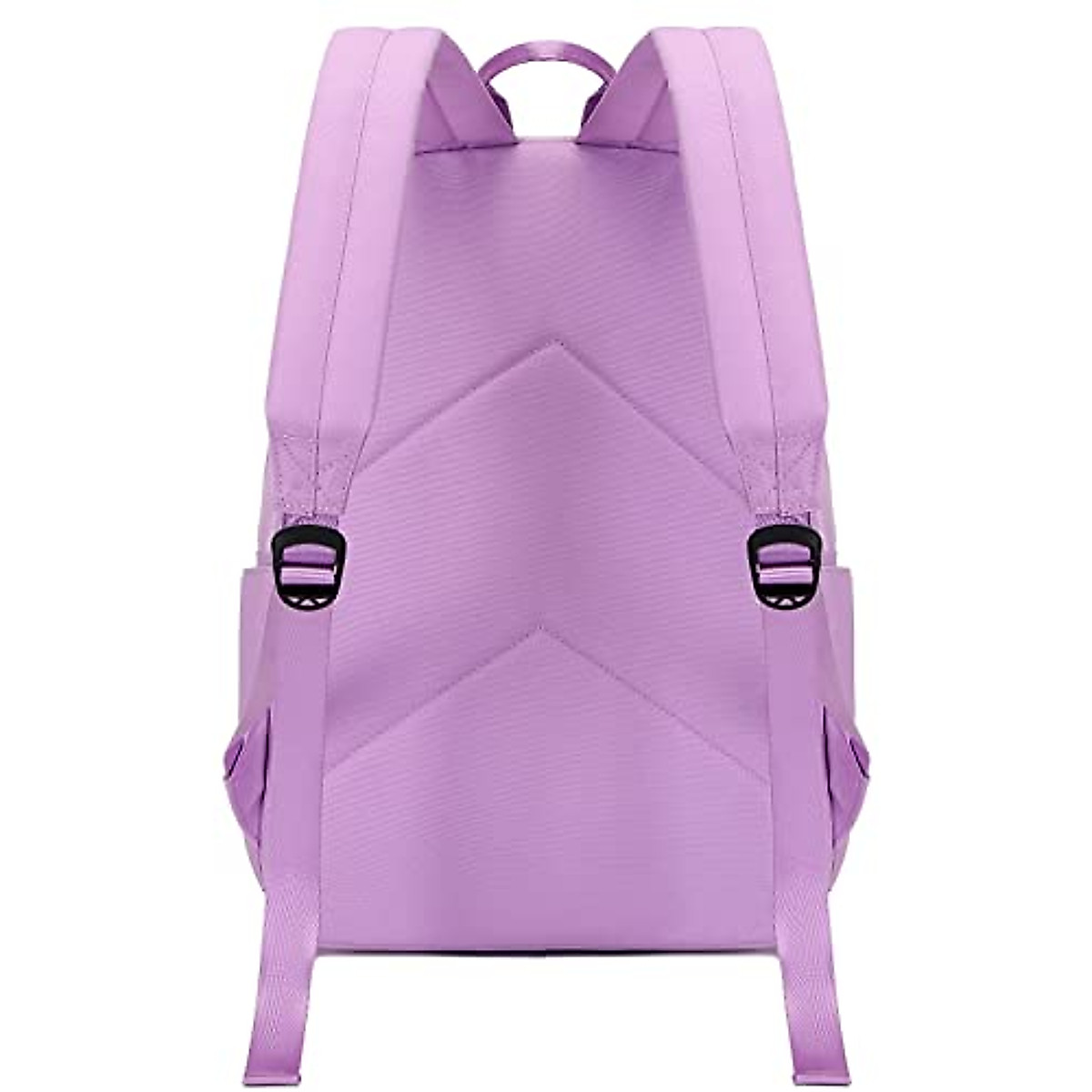 Abshoo Lightweight Backpack for School Classic Basic Water Resistant Casual Daypack Plain Bookbag (Purple)