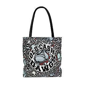 Dawgs Aesthetic Tote Bag for Women and Men Beach Bag Shopping Bags School Shoulder Bag Reusable Grocery Bags