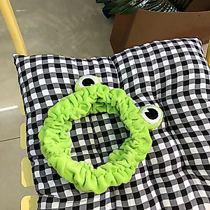 Jowmoy Frog Headband,Green Frog Eye Elastic Headband, for spa headband, skincare headbands, makeup headband, face wash headband, fun gifts for women (1 Pack).
