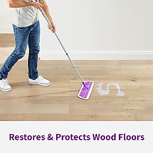 Rejuvenate Professional Wood Floor Restorer and Polish with Durable Finish Easy Mop On Application Satin Finish 32oz