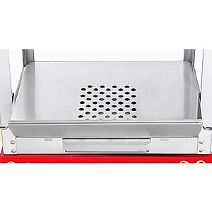 6100 Great Northern Popcorn Red Countertop Foundation Popcorn Popper Machine, 8 Ounce