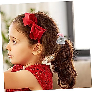 BESTOYARD 3pcs Bell Stickers Christmas Tree Decorations Christmas Ornaments Cute Jeans Wool Felt Christmas Patches DIY Christmas Gifts Scrapbook Accessories Xmas Bell Applique Xmas Decor Set