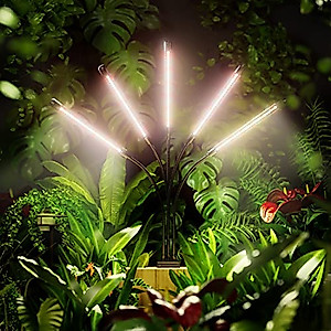 Grow Lights for Indoor Plants, DICCEAO 150W LEDs Grow Light for Seed Starting with Full Spectrum, 3/9/12H Timer, 10 Dimmable Levels, 3 Switch Modes