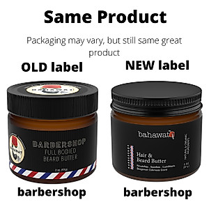 BAHAWAT Beard Butter for Men Leave-in Conditioner - herbal chamomile - Strengthen & Soften While Relieving Itch – Made in USA with 11 Organic, Natural Ingredients | The Best Beard Butter - 2 oz.