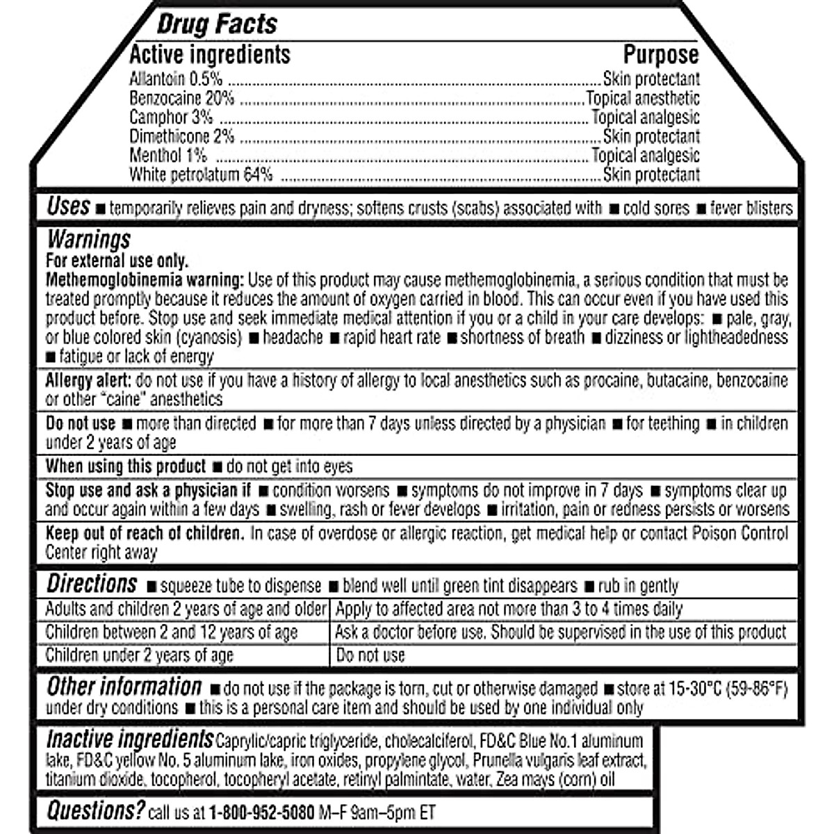 Orajel Moisturelock Cold Sore Symptom Treatment, Cream 0.105 oz (Packaging May Vary)