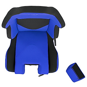 OpenWheeler SimFab Flight Simulator Seat With Seat Base Cut Out For Fighter Stick Or Helicopter Collective, blue