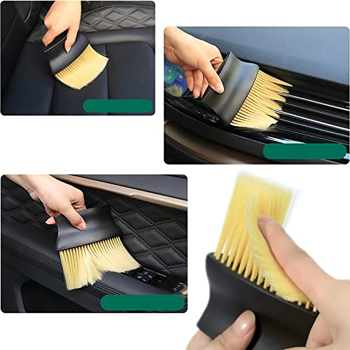 Auto Interior Dust Brush, Car Cleaning Brushes Duster, Soft Bristles Detailing Brush Dusting Tool for Automotive Dashboard Interior, Exterior, Skylight, Leather