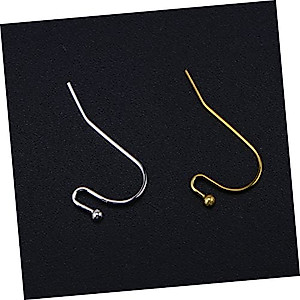 TEHAUX 200pc Earring Wire Hooks for Jewelry Making DIY Earrings Kit Beaded Studs Ear Hooks for Earrings Ear Plug Jewelry Accessories