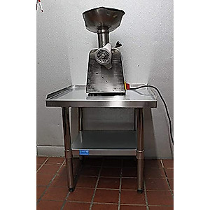 AmGood 24" x 48" Stainless Steel Equipment Stand | Height: 24" | Commercial Heavy Duty Grill Table