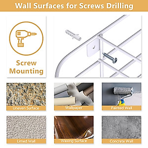 Hair Dryer Holder, White Hair Tool Organizer, Bathroom Organizer for Hair Dryer, Wall Mount Blow Dryer Holder, Curling Iron Holder Cabinet Door, Flat Irons, Curling Straighteners