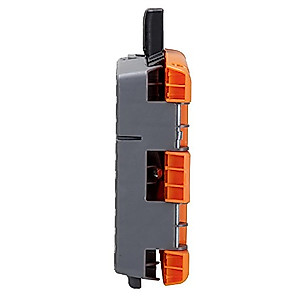 COSCO 1 Step Molded Folding Step Stool, Type 1A, Black, Orange, and Gray