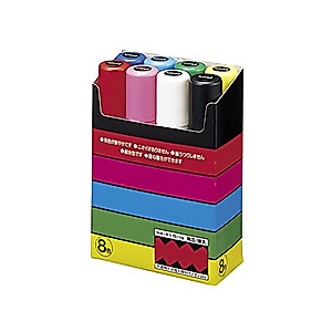 Mitsubishi Posuka 8-color set very thick character PC17K8C
