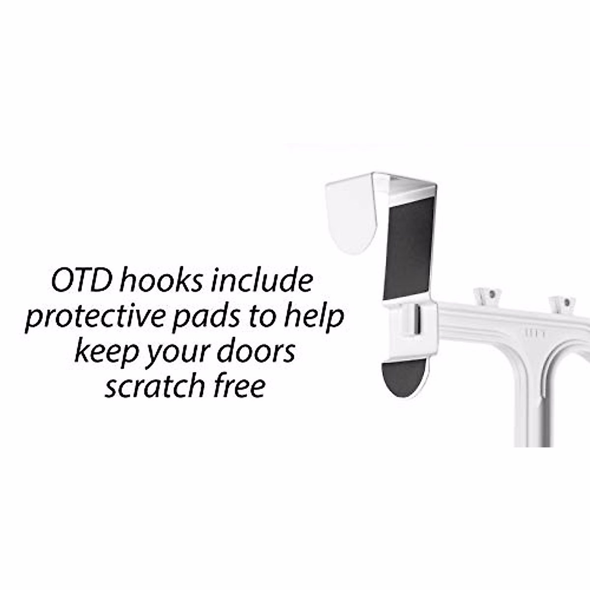 Whitmor Over The Door Shoe Rack, 36 Pair, White