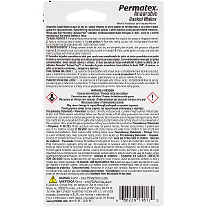 Permatex 51817 6ml Anaerobic Red Gasket Maker Tube Anaerobic with 1.13 Specific Gravity