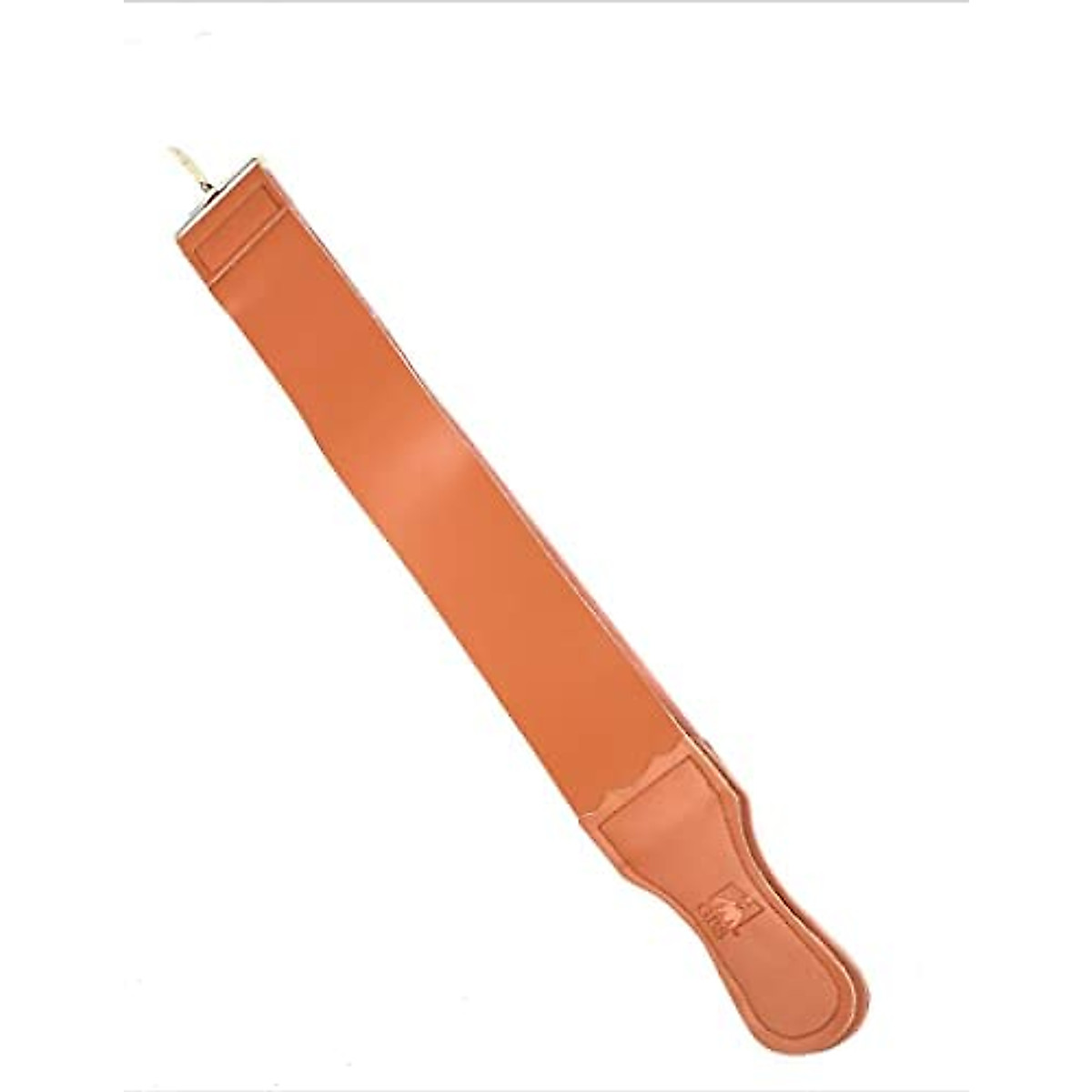 G.B.S Straight Razor Leather Strop Sharpening Strap 2.5" X 23.5" Grain Cowhide- Dual Straps Swivel for Sharpening Razor, Knifes & Kitchen Cutlery Clip, Keeps Your Blade Sharp