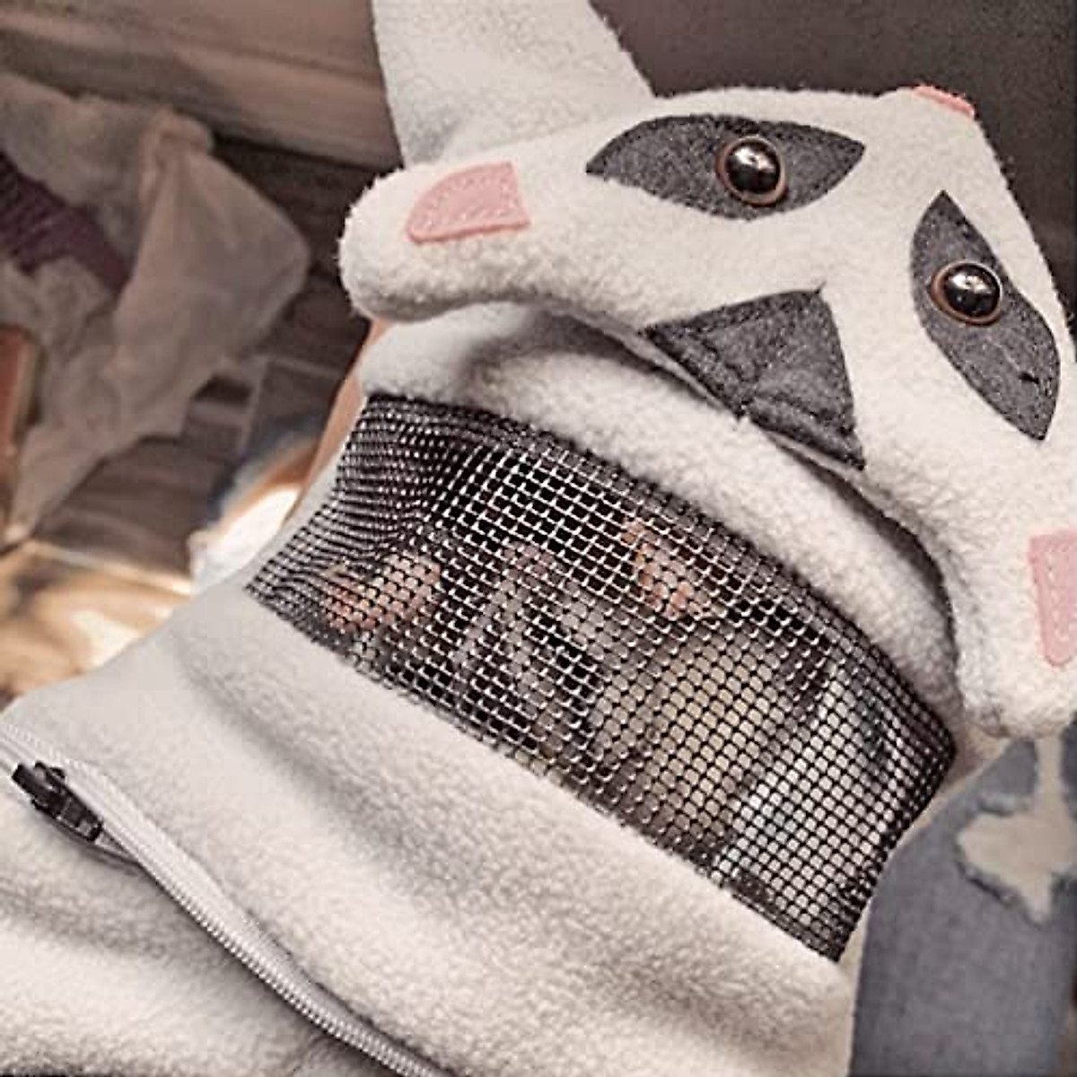 Glider Bonding Pouch - Carry Bonding Pouch for Sugar Gliders, Rats, Ferrets, Chinchillas, Squirrels, Marmosets, Hamsters, Gerbils & Small Animals