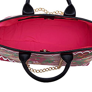 Betsey Johnson Double Handle Tote, Red