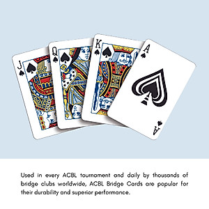 Baron Barclay The Official American Contract Bridge League (ACBL) Playing Cards - 1 Dozen Decks - Bridge Sized - Plastic Coated