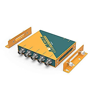 AVMATRIX SD1141 1x4 3G-SDI Reclocking Distribution Amplifier; Automatically Detects SD, HD and 3G-SDI; 4 Buffered and Re-clocked Outputs; 3G/HD/SD-SDI Multi-rate Signal Processing