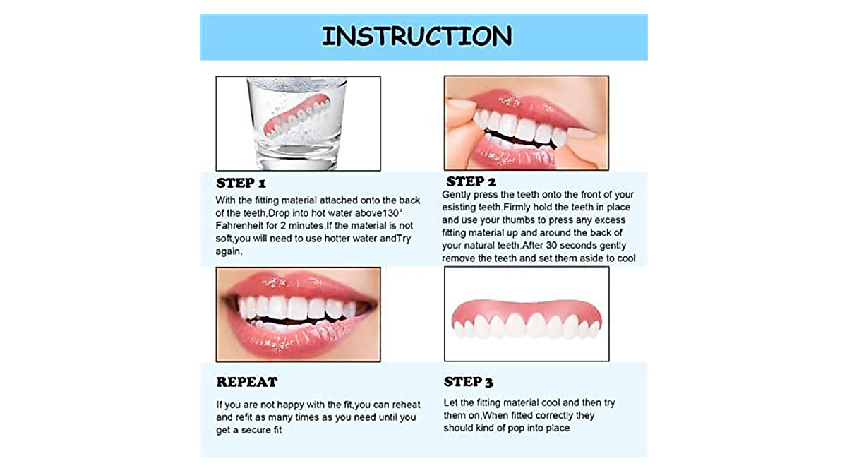 Snap-On Teeth for Confident Smiles - Adjustable Dentures