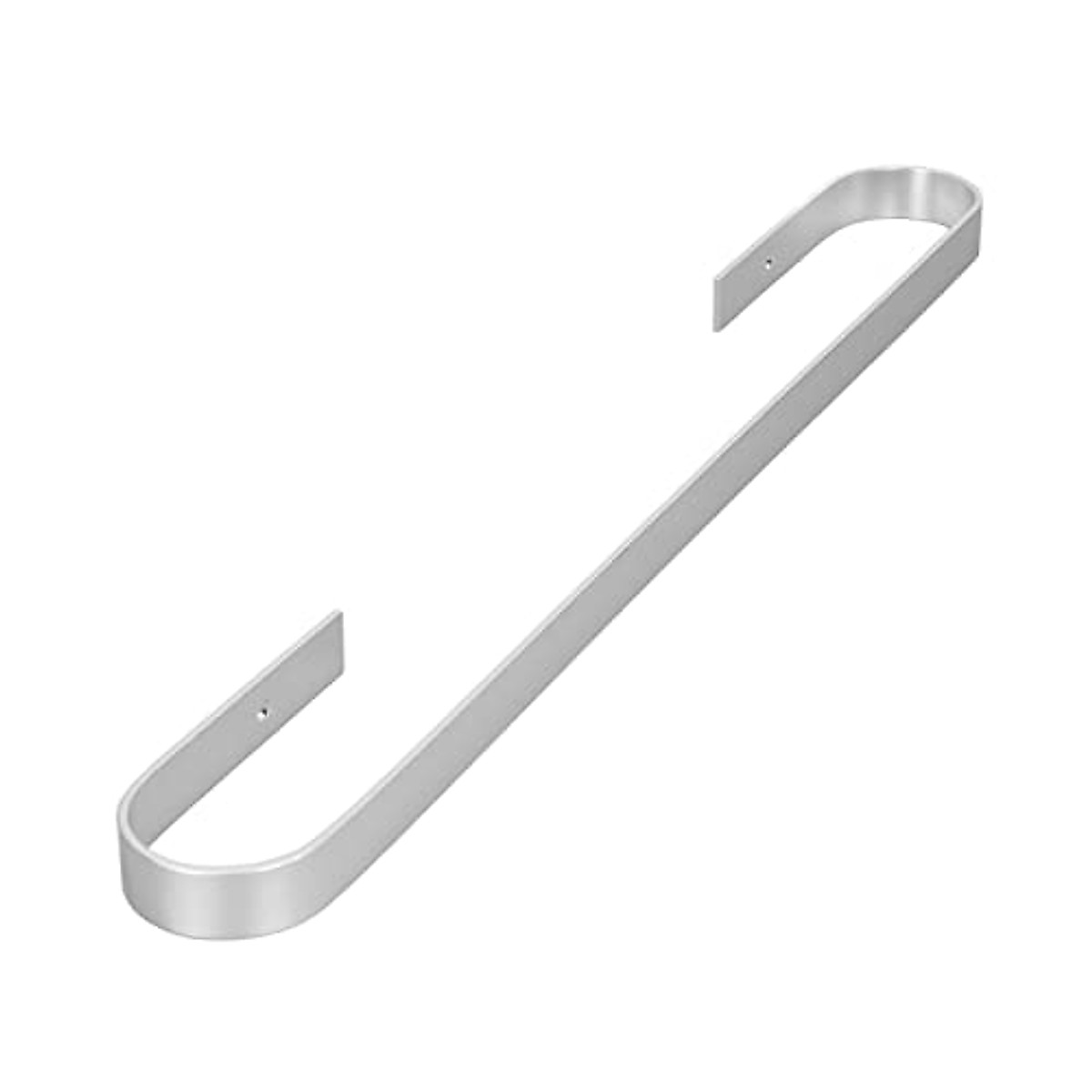 VTOSEN Bathroom Hardware Tower Bar Stainless Steel Towel Rack Adhesive Wall Mounted Towel Single Bar for Bathroom, Kitchen, Bedroom Black